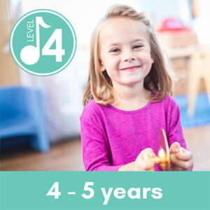 LEVEL 4 – 4-5 YEARS - Kindermusik with Sarah
